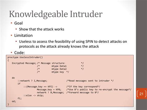 ppt analyzing security protocols using spin powerpoint presentation