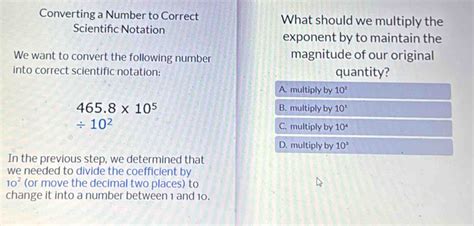 solved converting a number to correct what should we multiply the