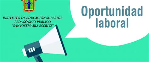 Oportunidad Laboral San JosemarÍa EscrivÁ