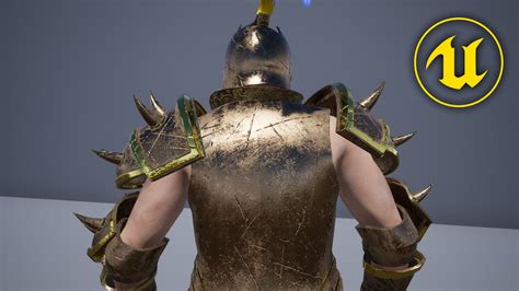 Knight Warrior Character With Modular Armor Parts Unreal Engine Low Poly D Model D Model