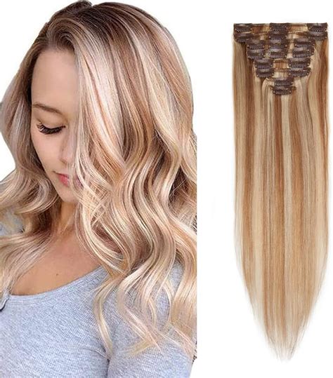 MY LADY Clip In Real Hair Extensions 20 Cm 100 Remy Hair Clip