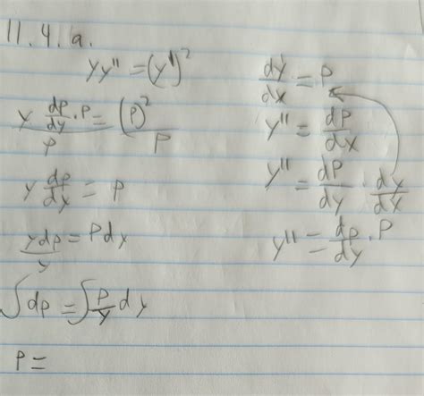 Solved The Following Second Order Equations Are All