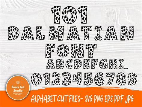 Dalmatian Font Svg 101 Dalmatian Alphabet Dalmatians Letters Dalmatian
