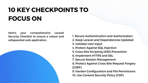 Top 10 Key Points To Ensure Security For Your Laravel Applicationpdf