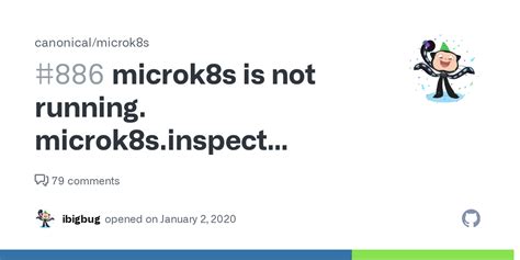 microk8s is not running spect showing no error · issue 886