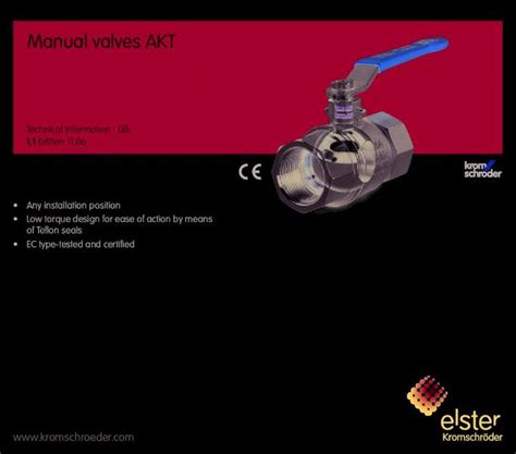 pdf new manual valves akt etter engineering company · 2017 3 28 · akt · edition 11 06 5