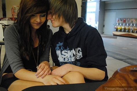Cute Hug Emo Couple Sad Girl