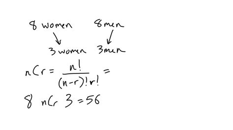 SOLVED A Committee Of 6 People Is Chosen From 8 Women And 8 Men How