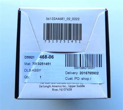 Delonghi Coffee Machine Infuser Brew Diffuser Unit