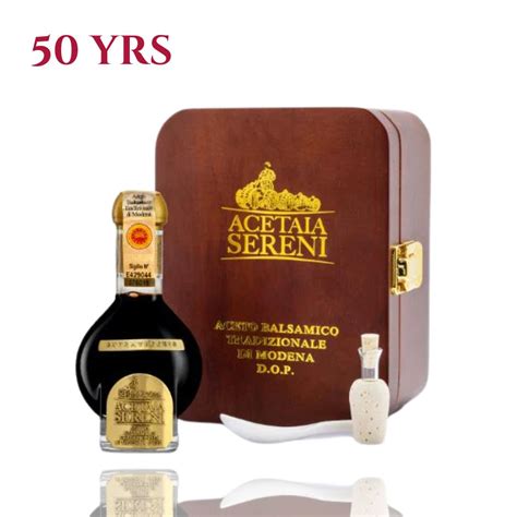 Traditional Balsamic Vinegar Of Modena Dop 50 Years Acetaia Sereni