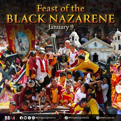 PBBM Ang Kapistahan Ng Itim Na Nazareno Ay Sumasalamin Sa Malalim Na