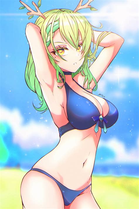Ceres Fauna Hololive And 1 More Drawn By Sk Jynx Danbooru
