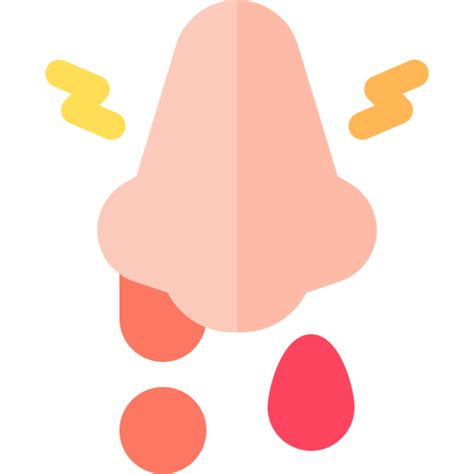 Nose Bleeding Basic Rounded Flat Icon
