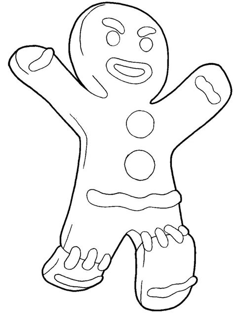 Shrek Gingerbread Man Coloring Pages At GetColorings Free