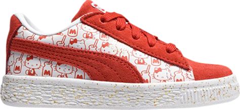 Кроссовки Puma Hello Kitty x Suede Classic Infant Bright Red, красный ...