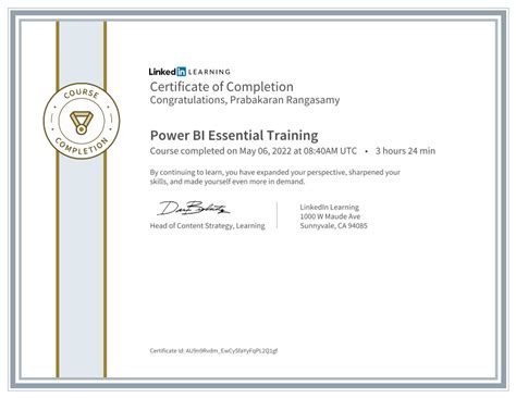 prabakaran rangasamy on linkedin certificate of completion