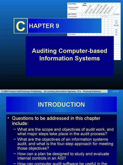 Ais Ch09 Pdf Internal Audit Audit