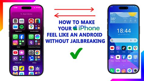 how to make your iphone feel like an android without jailbreaking