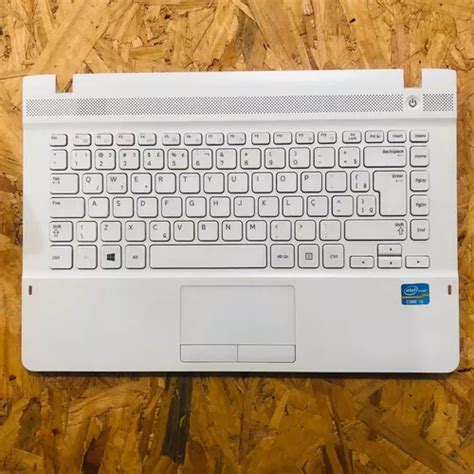 Carcaça Palmrest Notebook Samsung Np270e4 Branco Defeito Parcelamento
