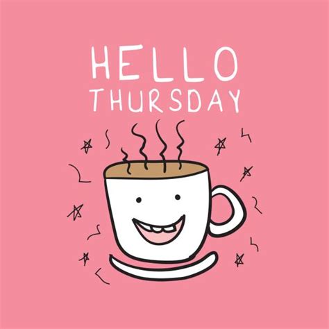 Happy Thursday Morning Illustrations Royalty Free Vector Graphics