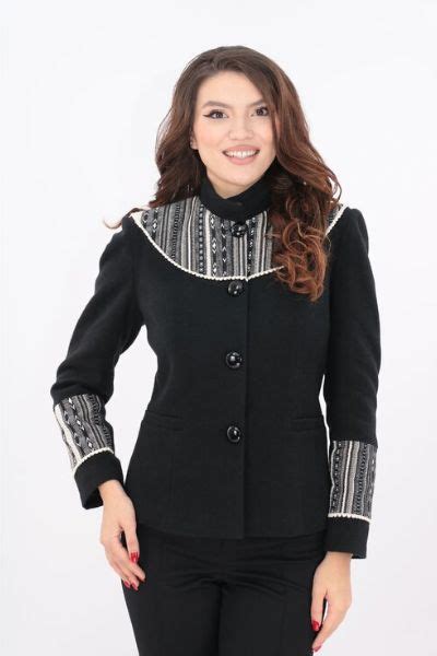 Jacheta Din Stofa Cu Lana Paltoane Dama Elegante