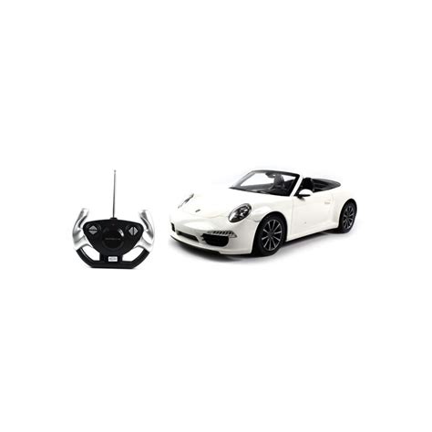 Кола с дистанционно Rastar Porsche Carrera S 1 12 Бяла Toyzz Shop