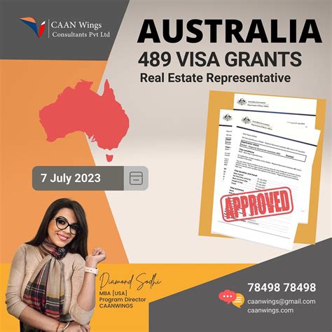 Australia 489 Offshore Visa Grants Caan Wings Consultants Pvt Ltd