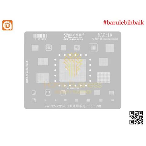 Jual Amao Cetakan Stencil Plat Khusus Mac10 Mac Macbook Pro M2 M2pro M2 Pro Universal Stencil