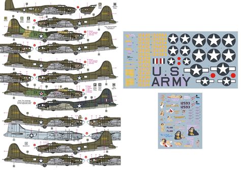 New Dk Decals 72014 72018 Raf B 17s B 24s 100 Group Etc