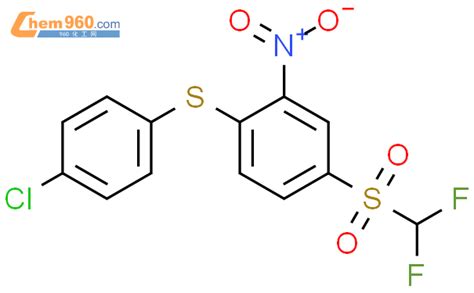Benzene Chlorophenyl Thio Difluoromethyl Sulfonyl Nitro Cas