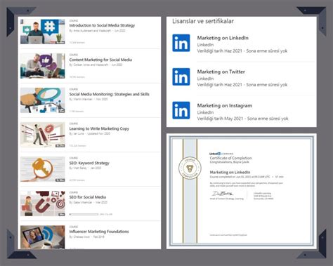 Linkedin Linkedinlearning Education Büşra Çevik