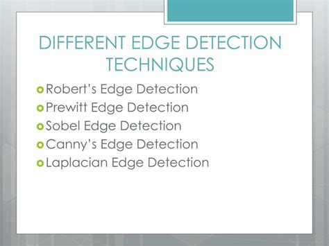 Ppt Edge Detection Powerpoint Presentation Free Download Id6267652