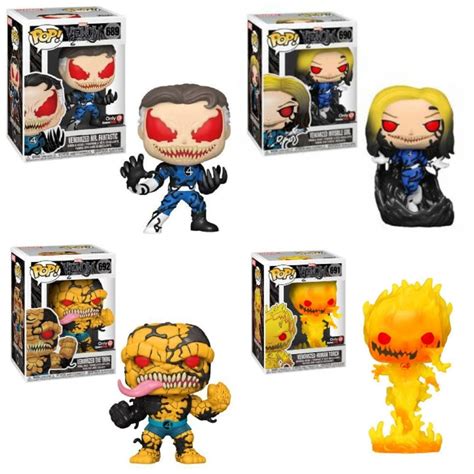 Venomized Fantastic Four Set Funko King Q8
