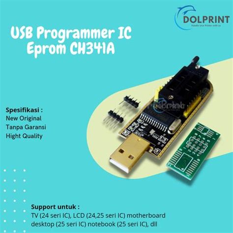 Jual Usb Programmer Ic Eprom Ch341a Module Flash Program Bios Eeprom Kota Surabaya Dolprint