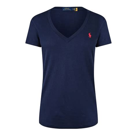 Polo Ralph Lauren Jersey V Neck T Shirt Women Regular Fit T