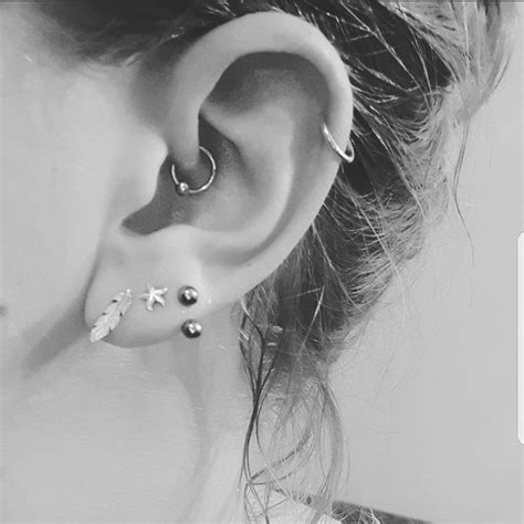 My Helix And Daith Piercing ♡ Oorpiercings Gaatjes