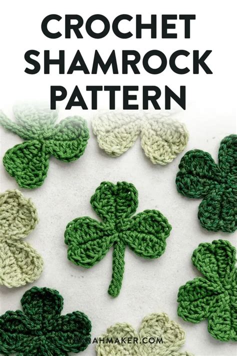 How To Crochet A Shamrock Free Pattern Sarah Maker