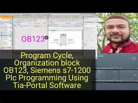 Program Cycle, Organization block OB123, Siemens s7-1200 Plc Programming Using Tia-Portal ...