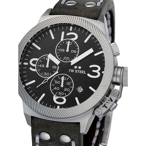 Ceas Barbatesc Tw Steel CS105 Quartz 45mm 10ATM EACUM Ro
