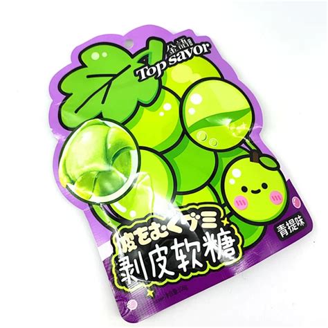 金语剥皮软糖108g荔枝青提水果汁味夹心啵皮低qq橡皮糖儿童零食 淘宝网 花瓣网