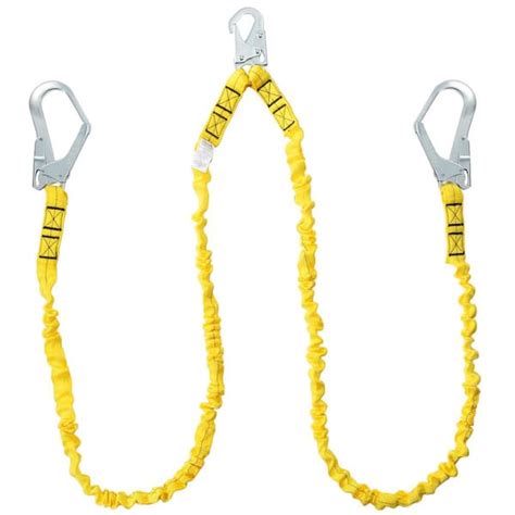 VEVOR 38 Mm Safety Lanyard 6 Ft 1 83 M Fall Protection Lanyard With