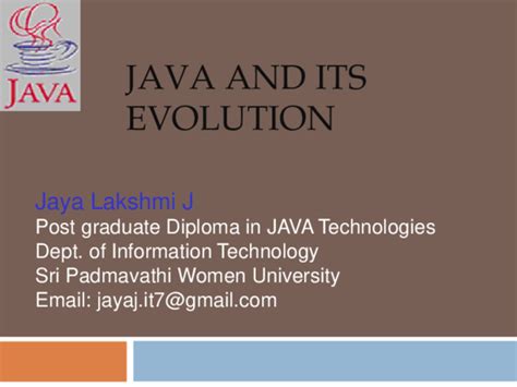 ppt an ultimate programming language java history