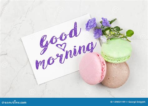 Good Morning Postcard Stock Image Image Of Greetings 139851199