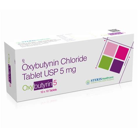 Oxybutynin Chloride Tablet Usp 5 Mg At ₹ 121 Stripe In Jaipur Id 21049373573