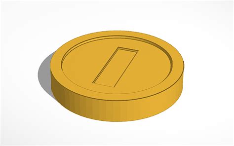 3d Design Coin Tinkercad