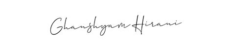 90 Ghanshyam Hirani Name Signature Style Ideas Awesome Electronic Sign