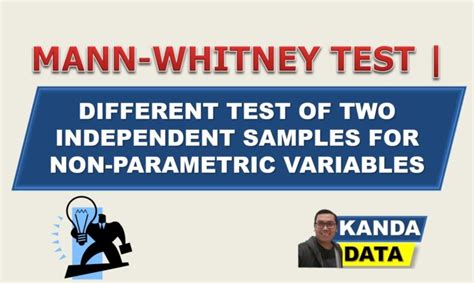 Mann Whitney Test Spss Archives Kanda Data