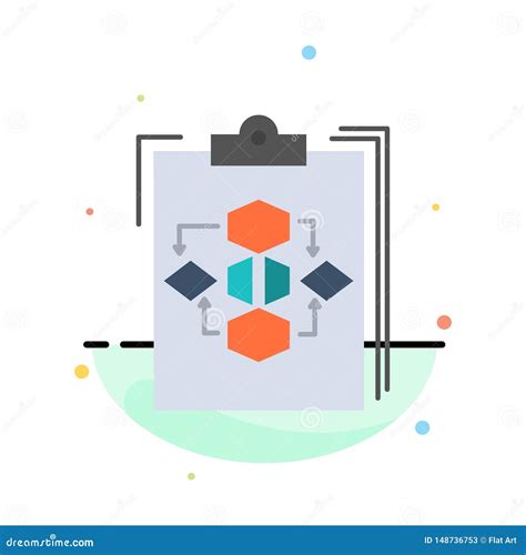 Clipboard Business Diagram Flow Process Work Workflow Abstract
