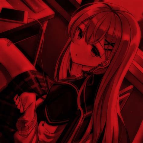 ﾟﾟ･･ﾟﾟ･｡ Anime Red And Black Wallpaper Cute Anime Pics
