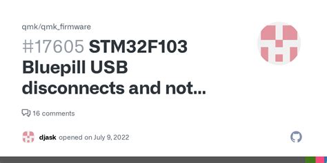 Stm32f103 Bluepill Usb Disconnects And Not Detected After Flashing